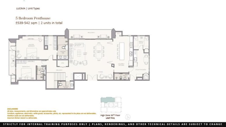 Lucima Condominium cebu business park for sale -penthouse floor plan ...