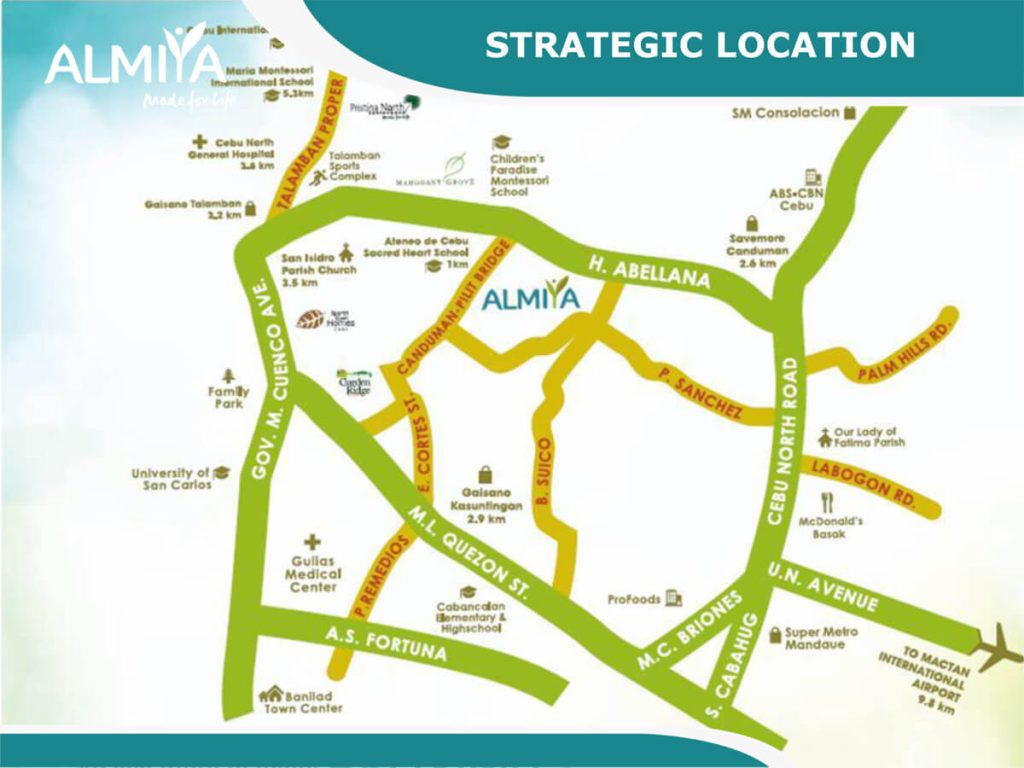 Almiya Vicinity map | Land Asia Realty