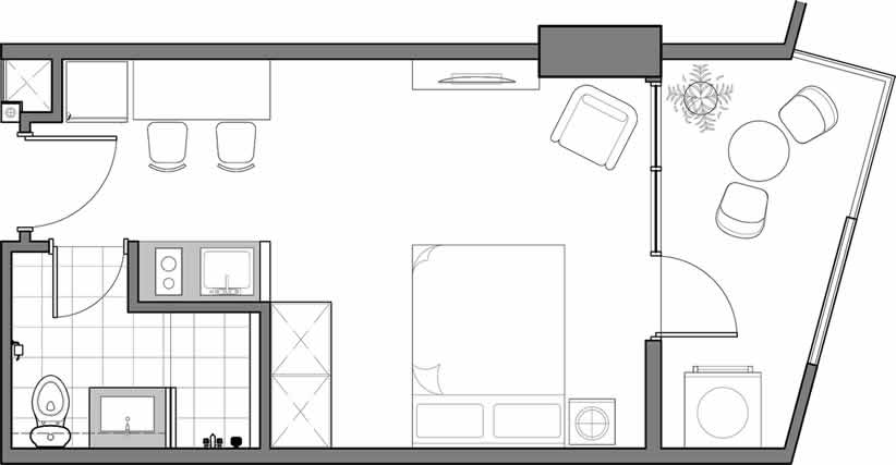 northstar condo standard studio | Land Asia Realty