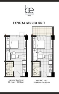 Typical-Studio-Unit-Be-Residences-Lahug-Condo-Update | Land Asia Realty