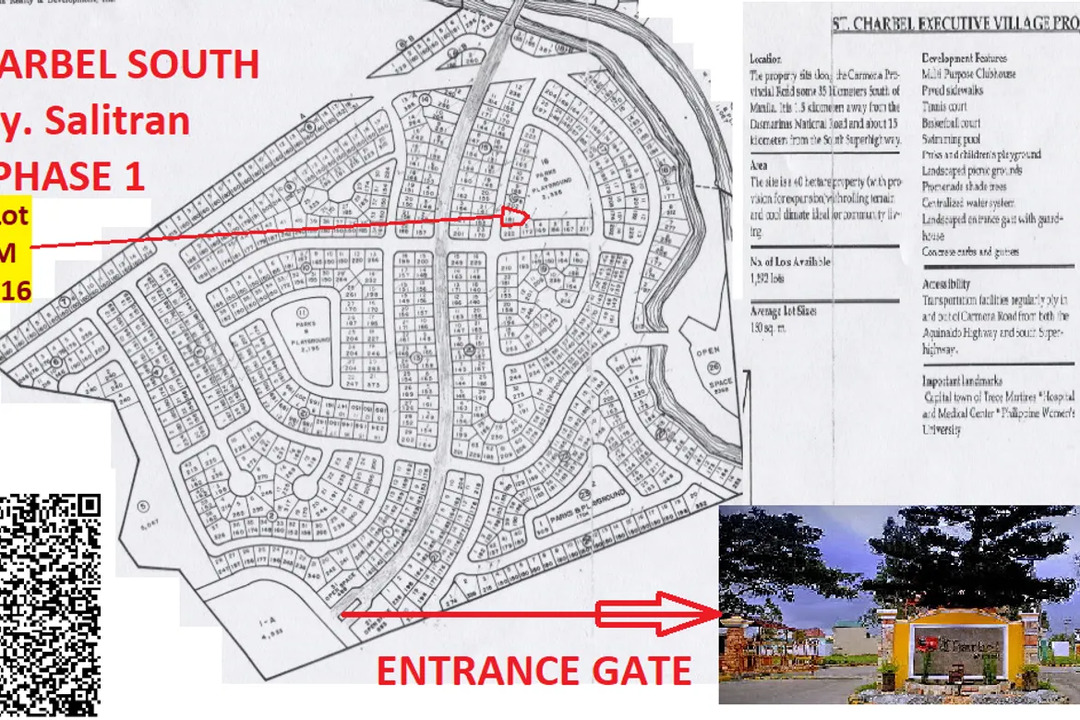Residential Vacant Resale Lots for Sale in St. Charbel, Sampaloc IV ...